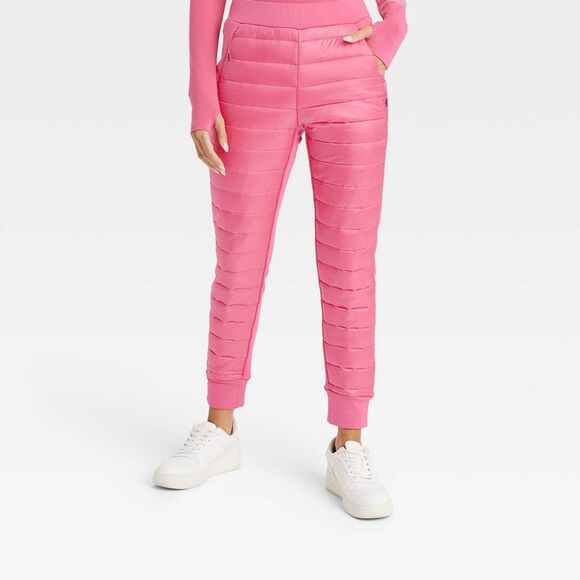 JoyLab | Jackets & Coats | Joylab Womens Puffer Pants Athletic Quilted ...